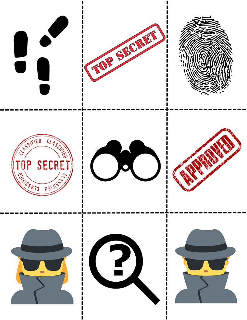 Spy Scavenger Hunt - Etsy