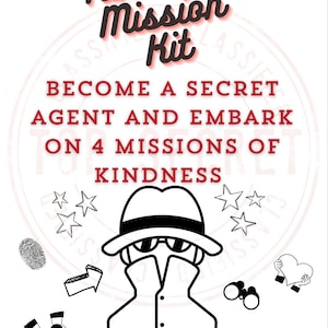 Kindness Mission, Kindness Agent, Spy, Secret Kindness, Summer ...