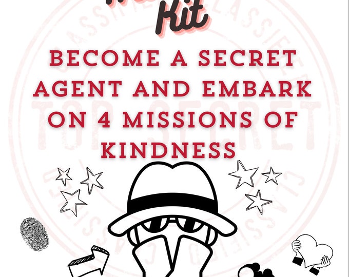 Kindness Mission, Kindness Agent, Spy, Secret Kindness, Summer ...