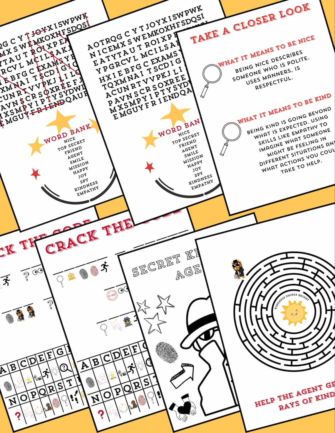 Kindness Mission, Kindness Agent, Spy, Secret Kindness, Summer ...