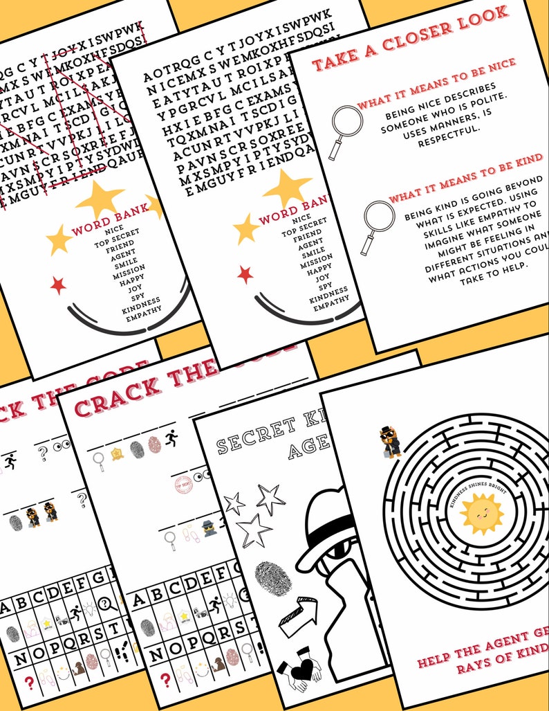 Kindness Mission, Kindness Agent, Spy, Secret Kindness, Summer ...