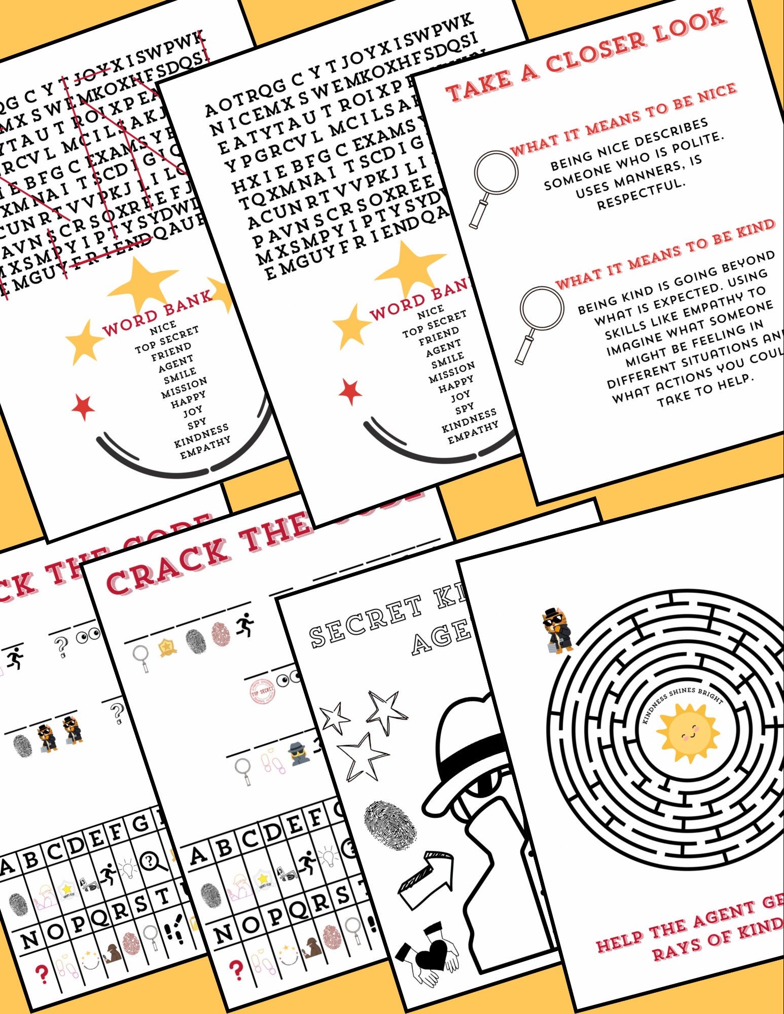 Kindness Mission, Kindness Agent, Spy, Secret Kindness, Summer ...