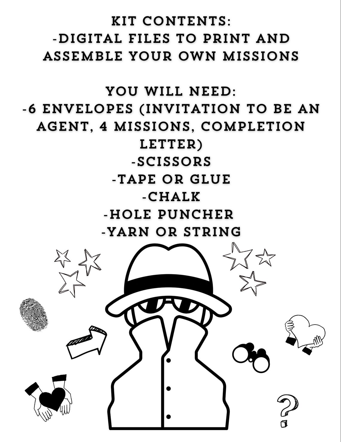 Kindness Mission, Kindness Agent, Spy, Secret Kindness, Summer ...