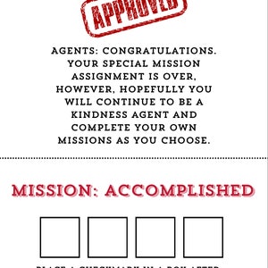 Kindness Mission, Kindness Agent, Spy, Secret Kindness, Summer ...