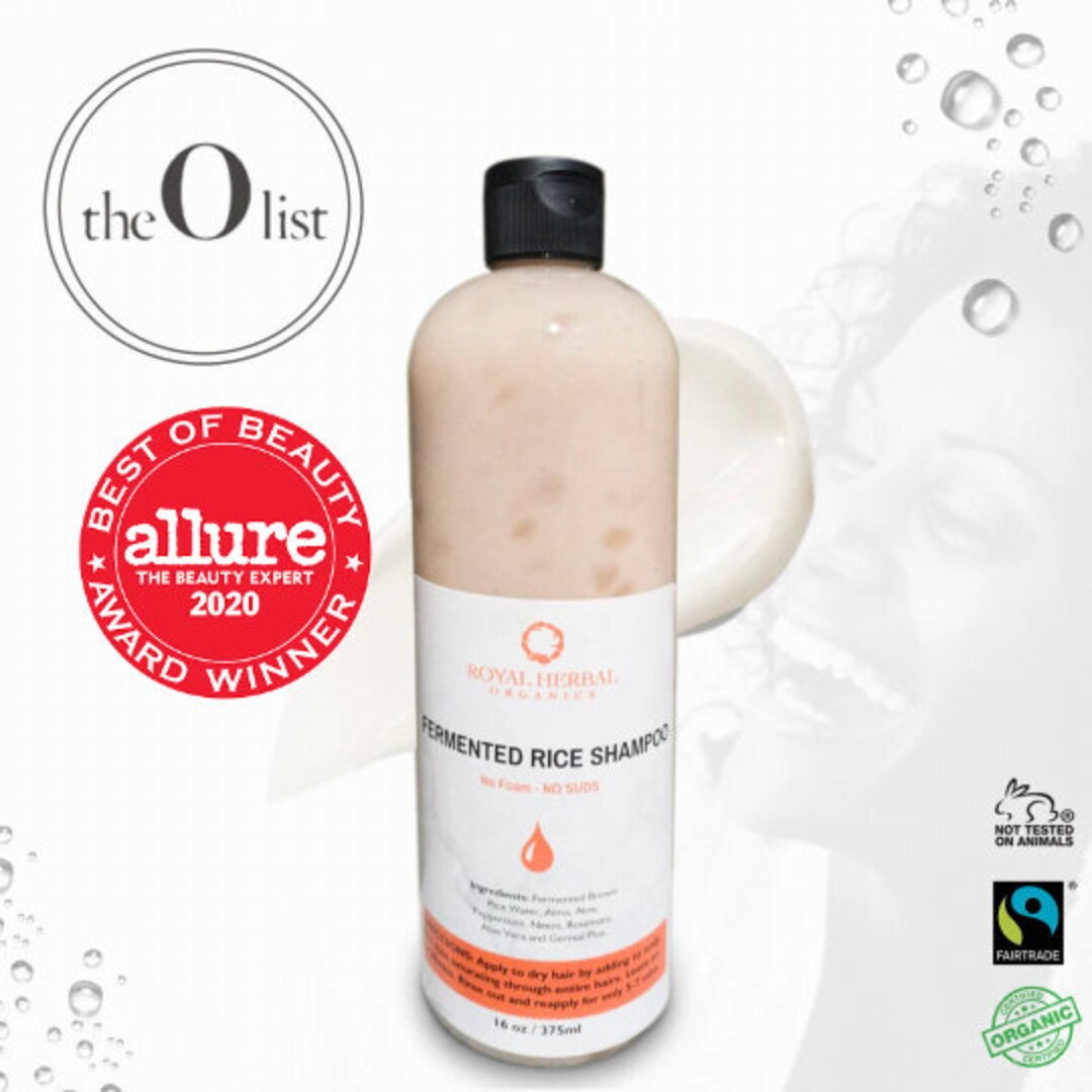 Fermented Rice Water Shampoo, 16oz No Suds Shampoo, Rice Water Shampoo ...