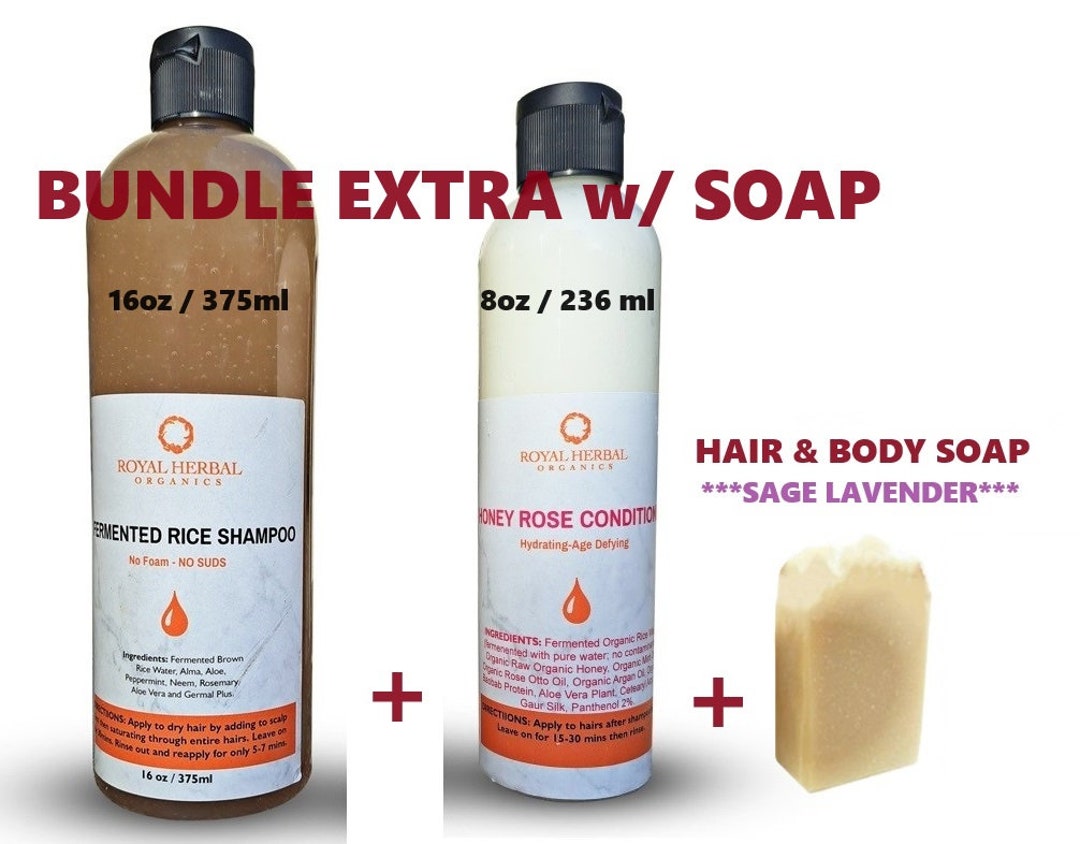 16oz Shampoo | 8ozconditioner | Sage Lavender Soap | FREE Shipping ...