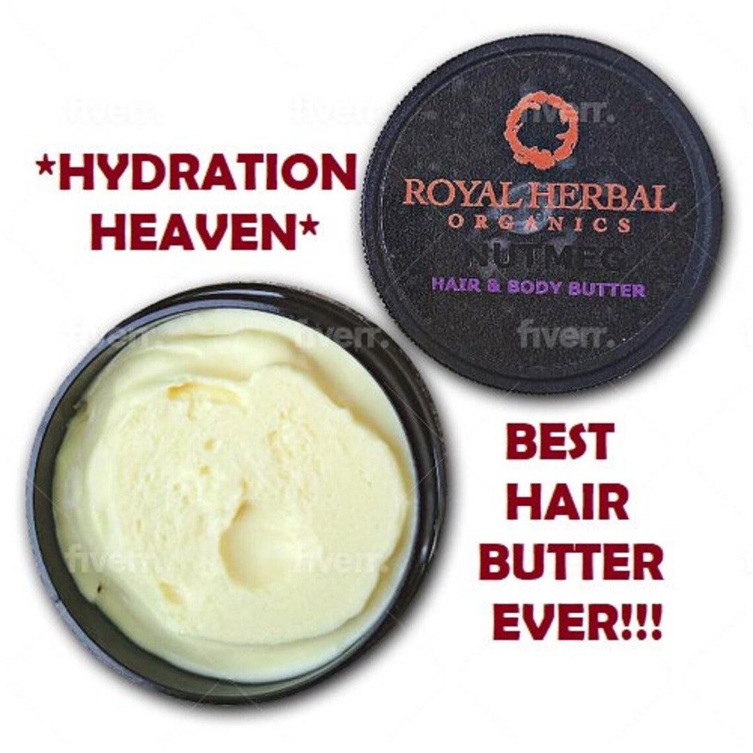 Nutmeg Hair Butter: Sal & Mowrah Butters for Extreme Hydration - Etsy