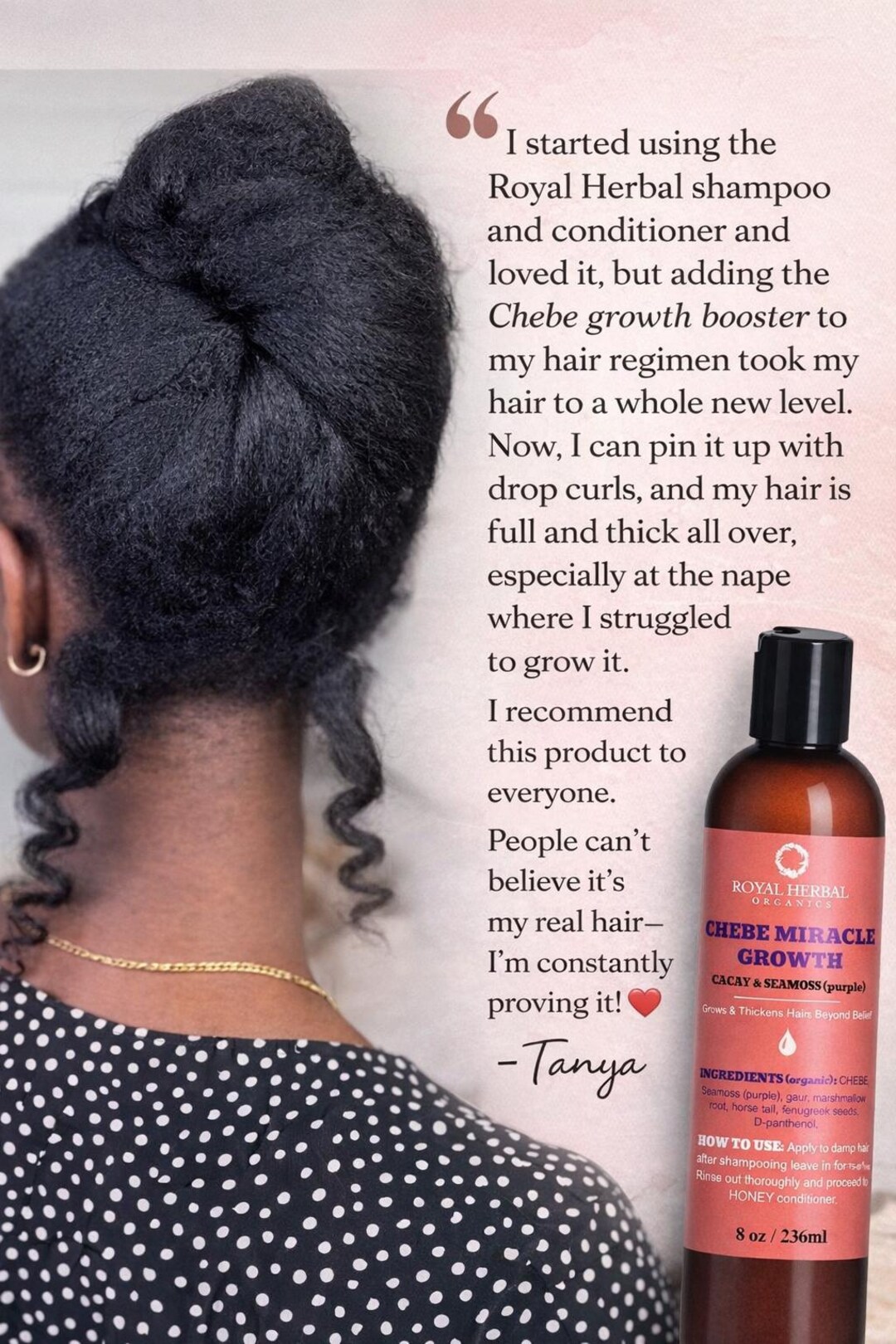 Chava CHEBE Miracle Growth Potion 8oz | Fast Growing Hairs | Thick ...
