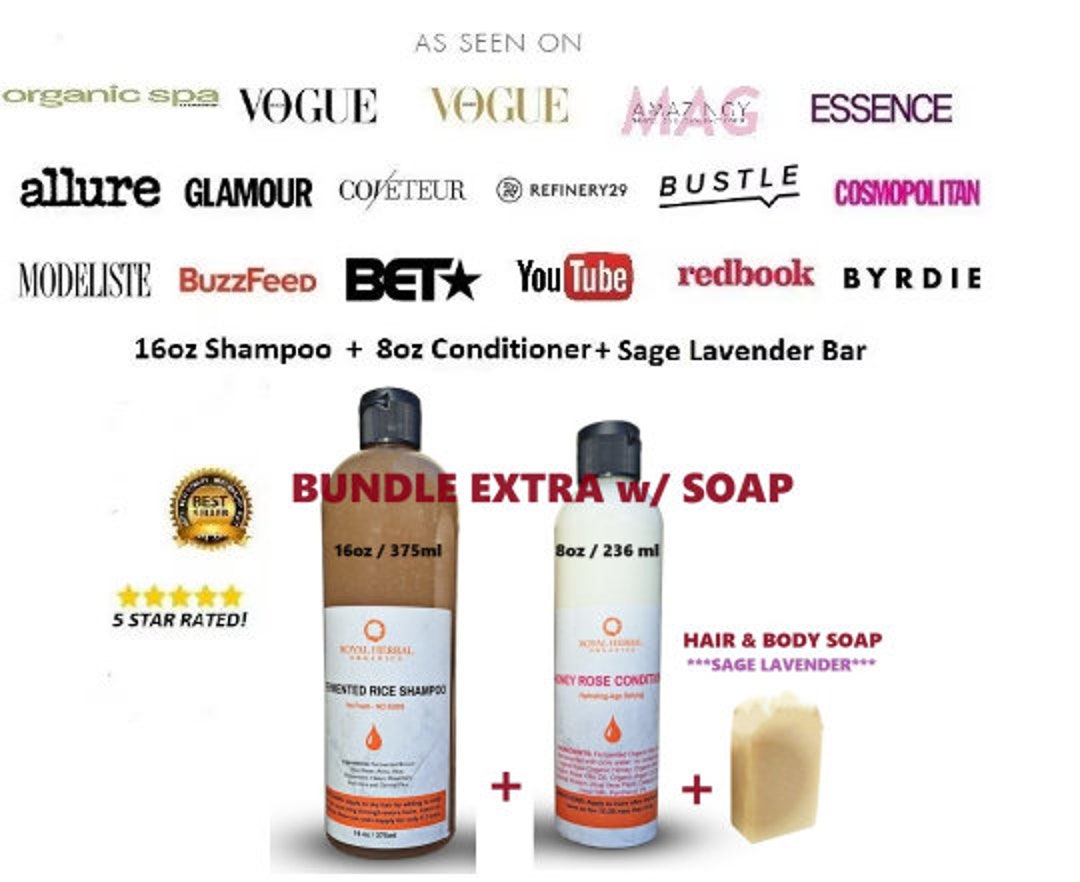 16oz Shampoo | 8ozconditioner | Sage Lavender Soap | FREE Shipping ...