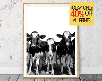 Cow print | Etsy
