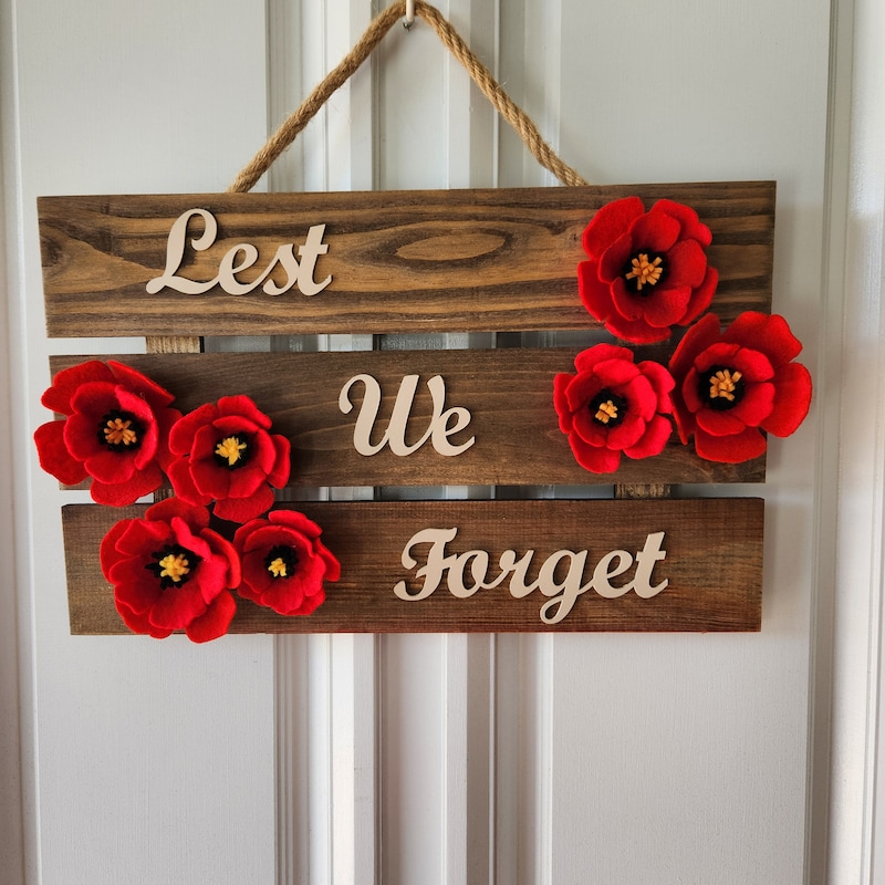 Poppy Wreath Rememberance - Etsy Australia