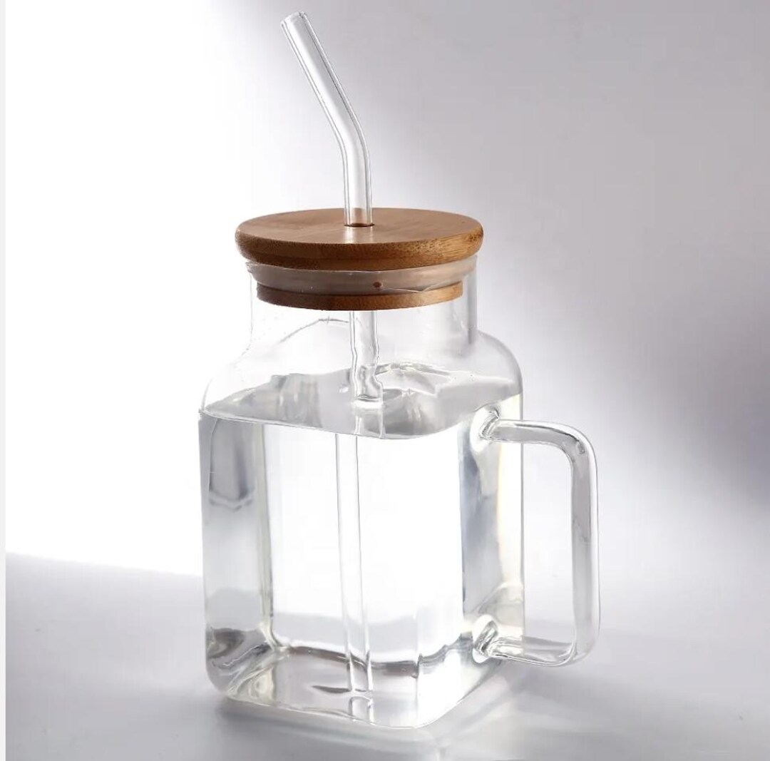 Square Glass Mug | 16oz - Etsy