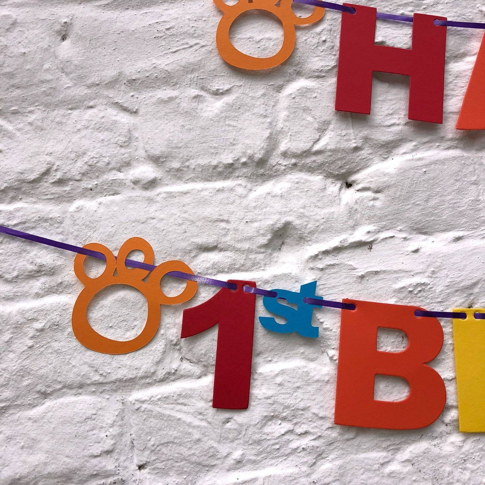 Dogs Birthday Banner. Happy birthday pet dog. Birthday party | Etsy