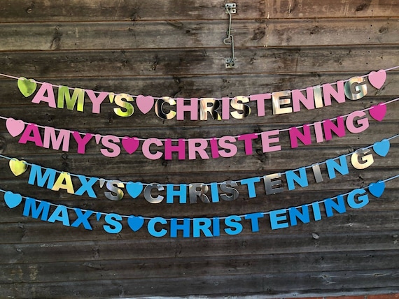 Partyballons Party- & Eventdekorationen Große Taufe Taufe Poster Banner ...