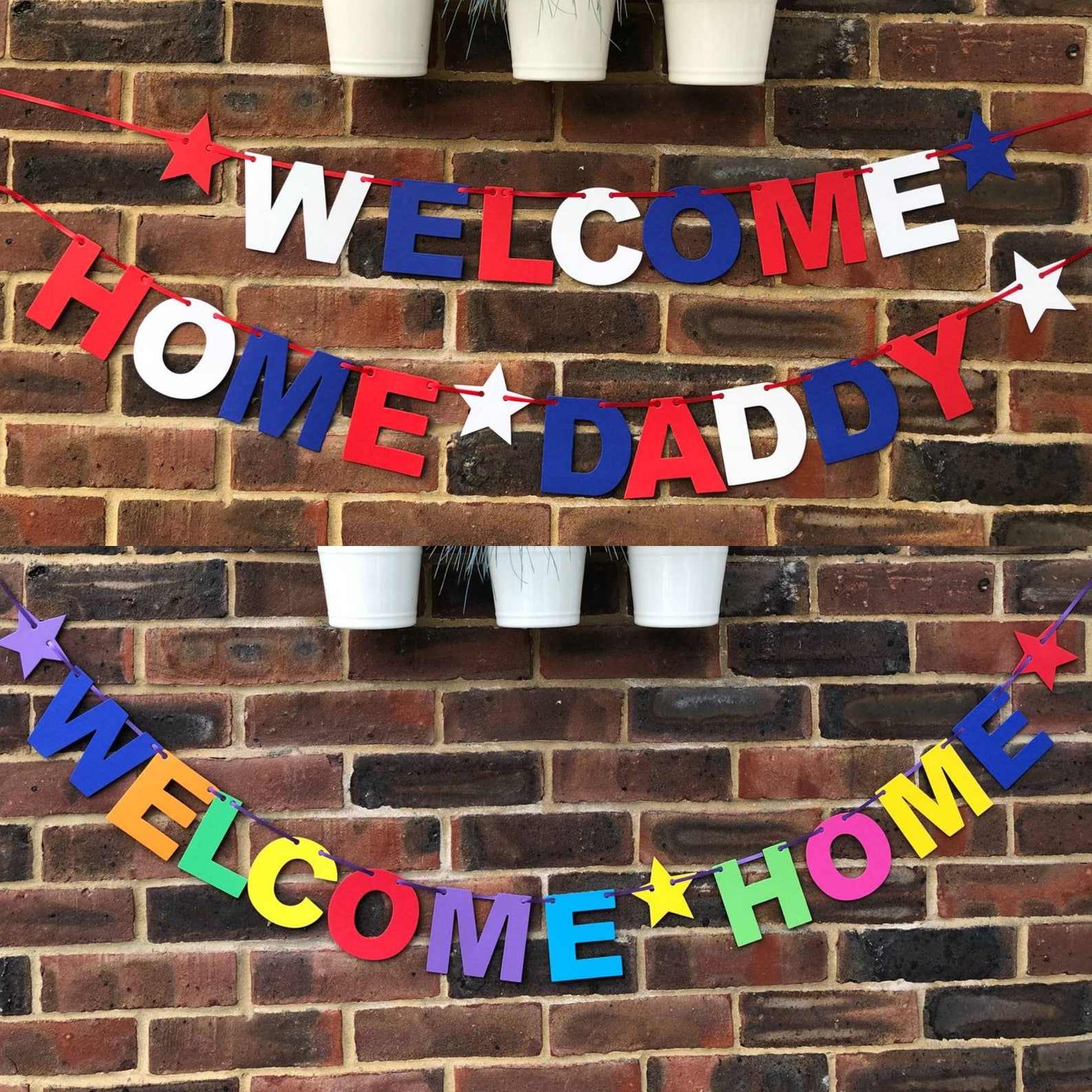 Welcome Home Banner. New Arrival. Welcome Home Daddy. Army RAF - Etsy
