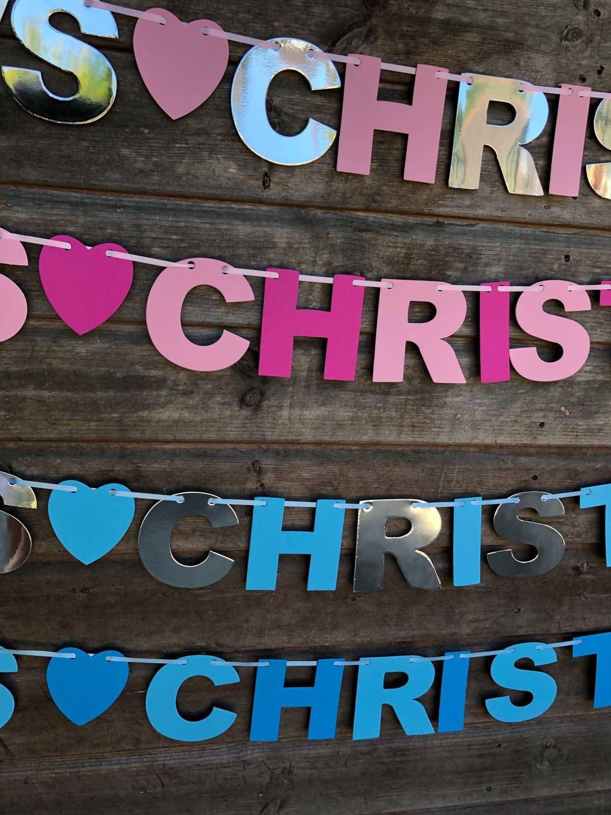 Personalisierte Taufe Banner. Atemberaubende Farben Taufen - Etsy.de