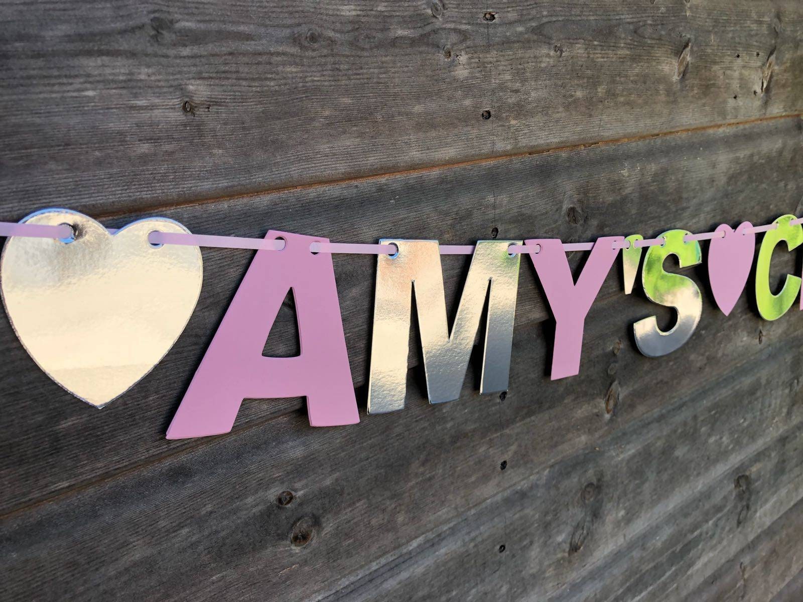 Personalisierte Taufe Banner. Atemberaubende Farben Taufen - Etsy.de