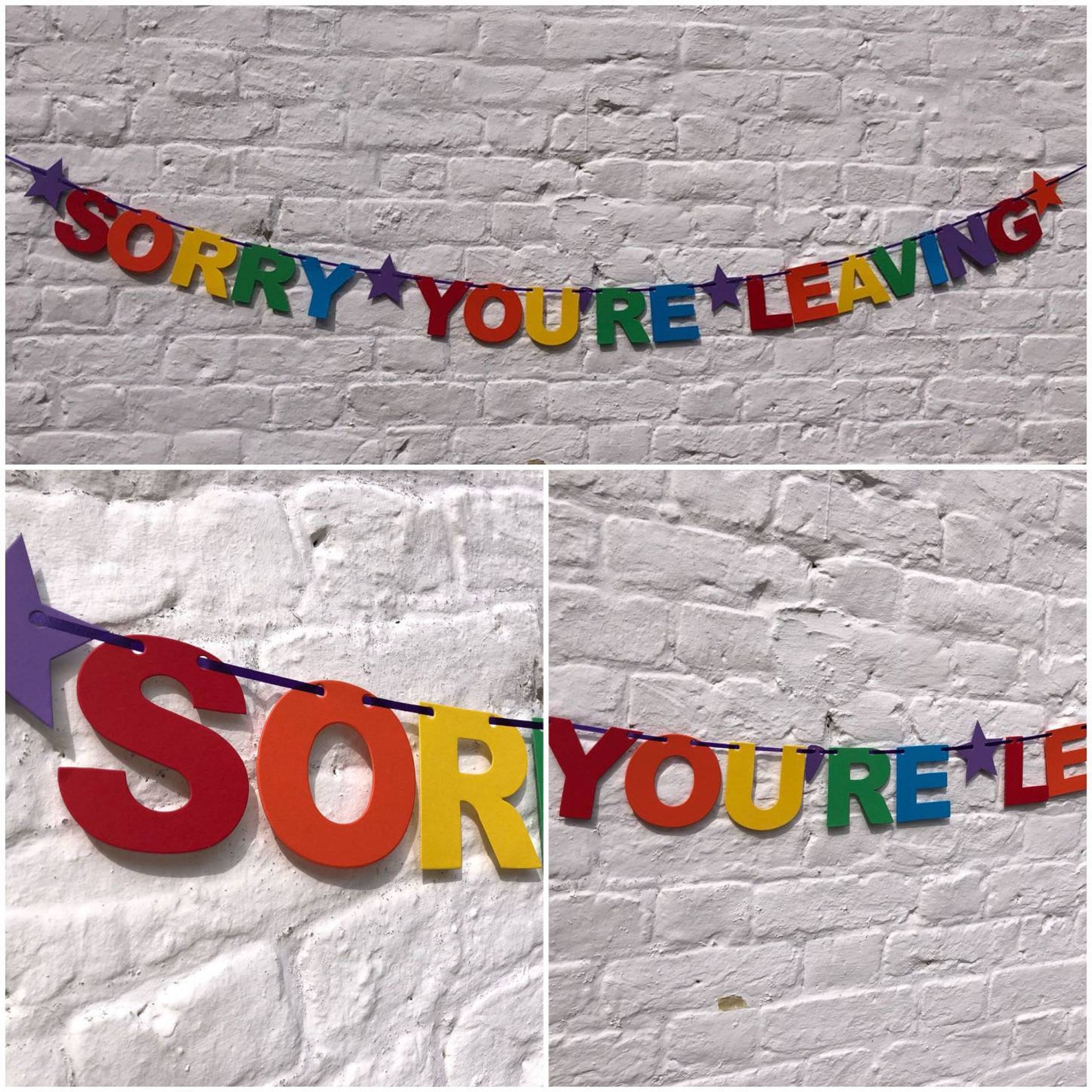 RETIREMENT Banners Leaving Banner. We'll Miss You. Sorry - Etsy UK