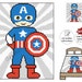 Captain America Graph + Written Instructions * C2C * Row by Row ...