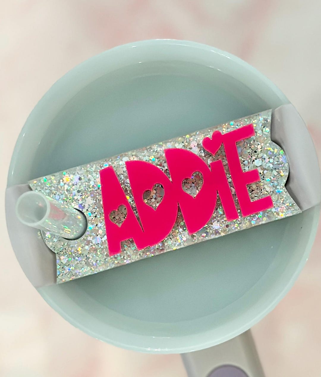 Personalized Acrylic Tumbler Name Tag: Stanley H2.0 Quencher Nameplate ...