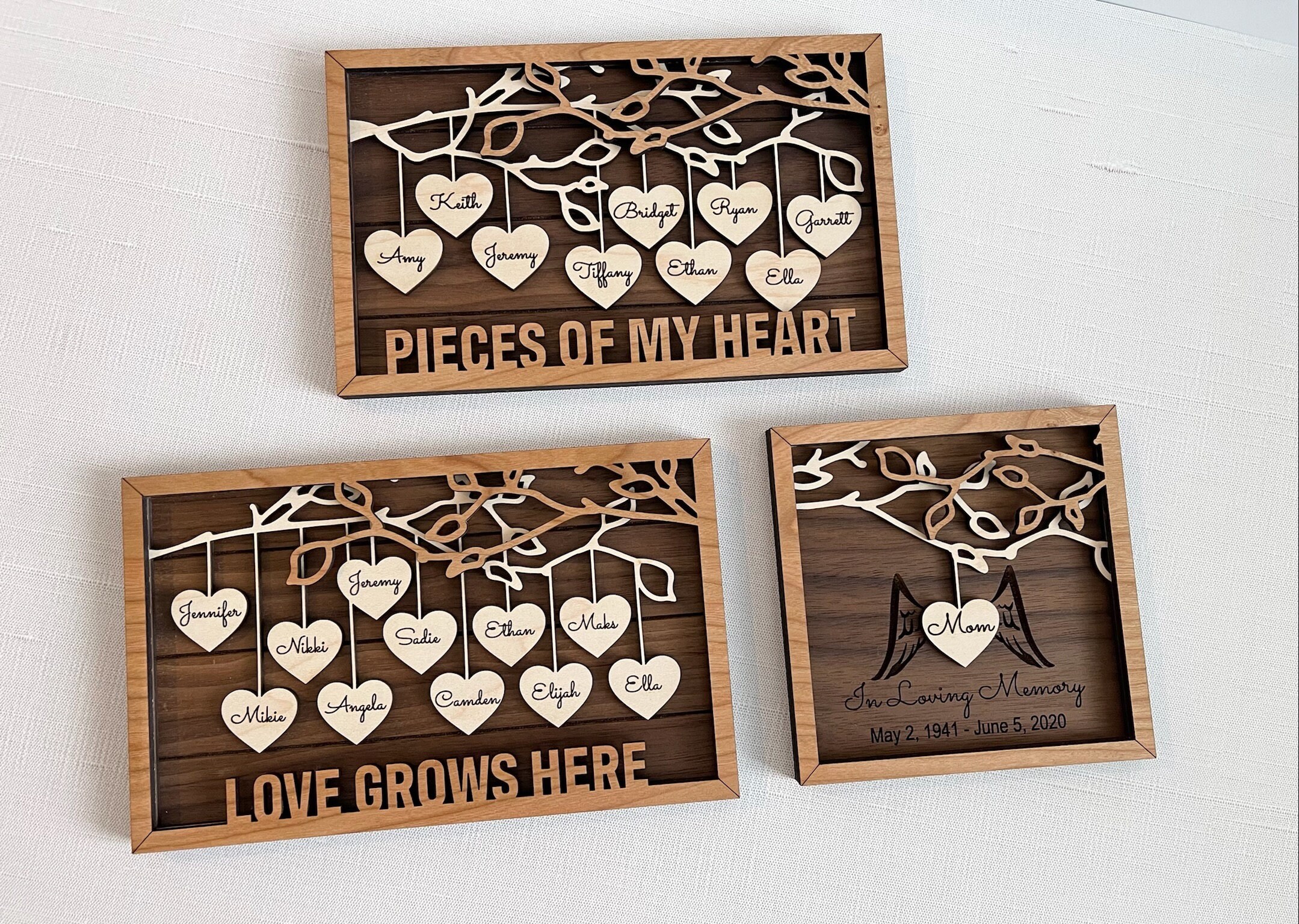 Personalized Family Tree Sign Family Tree Frame Sign | Etsy