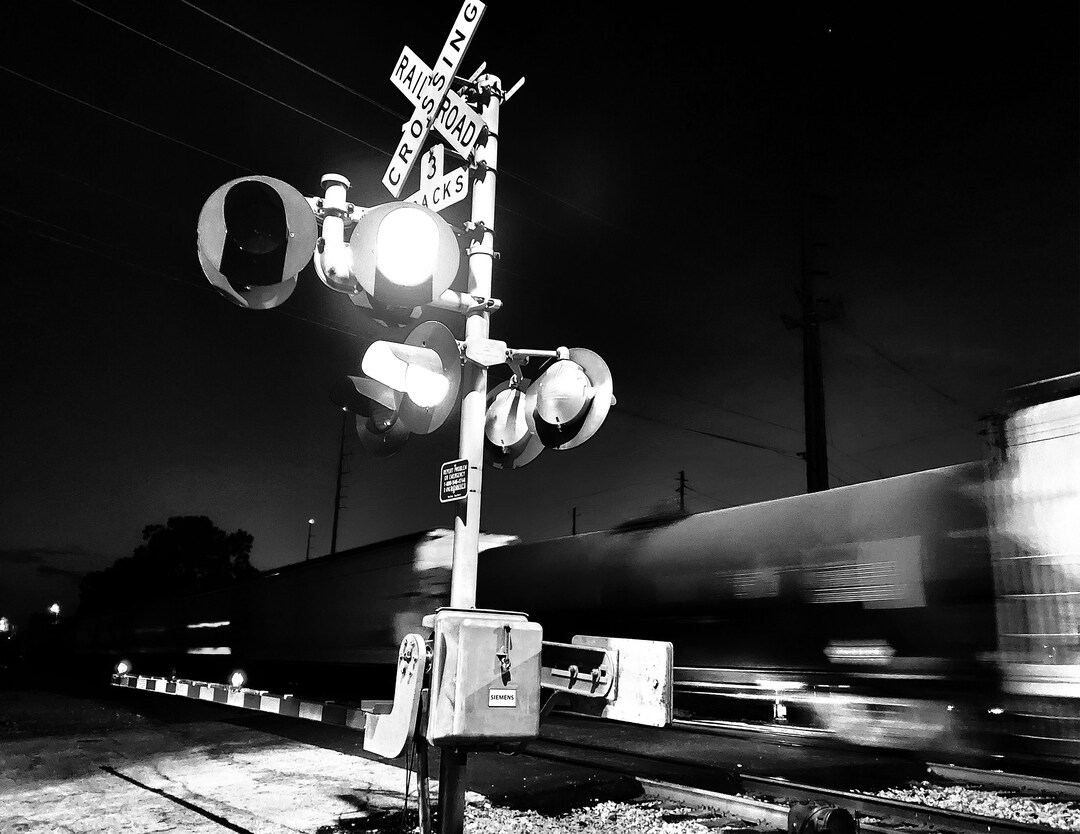 Speeding Train, Train Lights, Small Town, Railway, Closeup High Quality ...