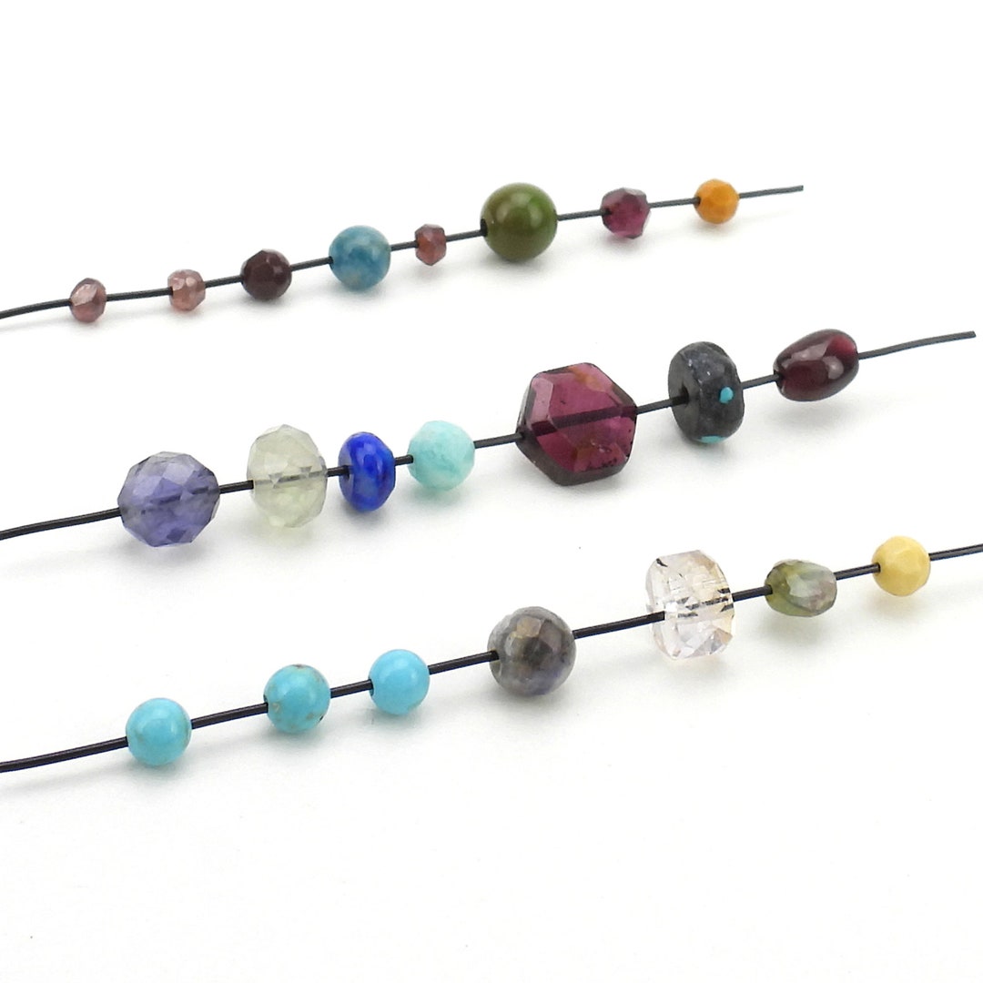 Dainty Gemstone Designer Assortment, Small Semiprecious Rounds, Asst ...