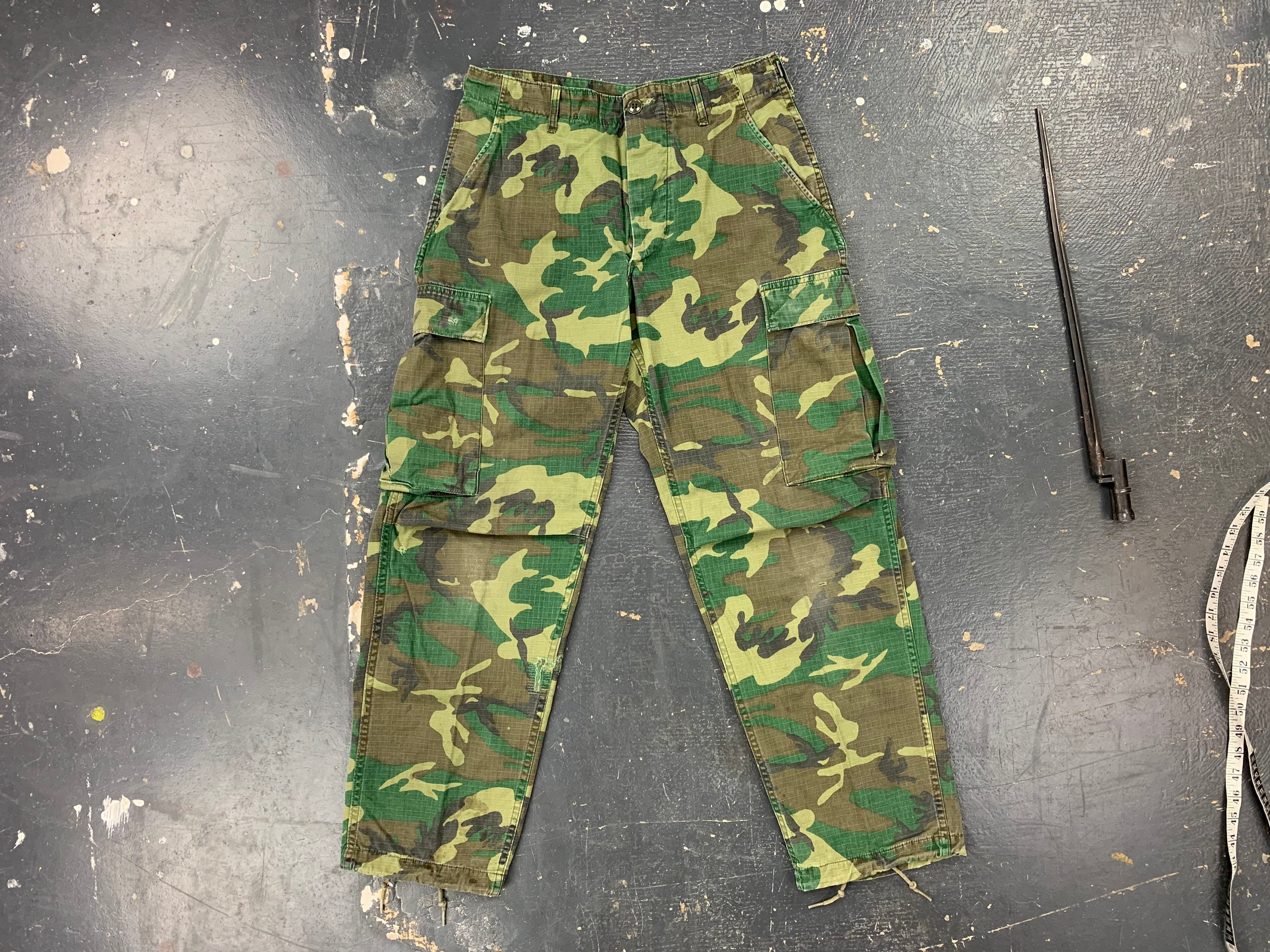 Small-Short RDF ERDL Camo Trousers 70s USA Vintage Military | Etsy