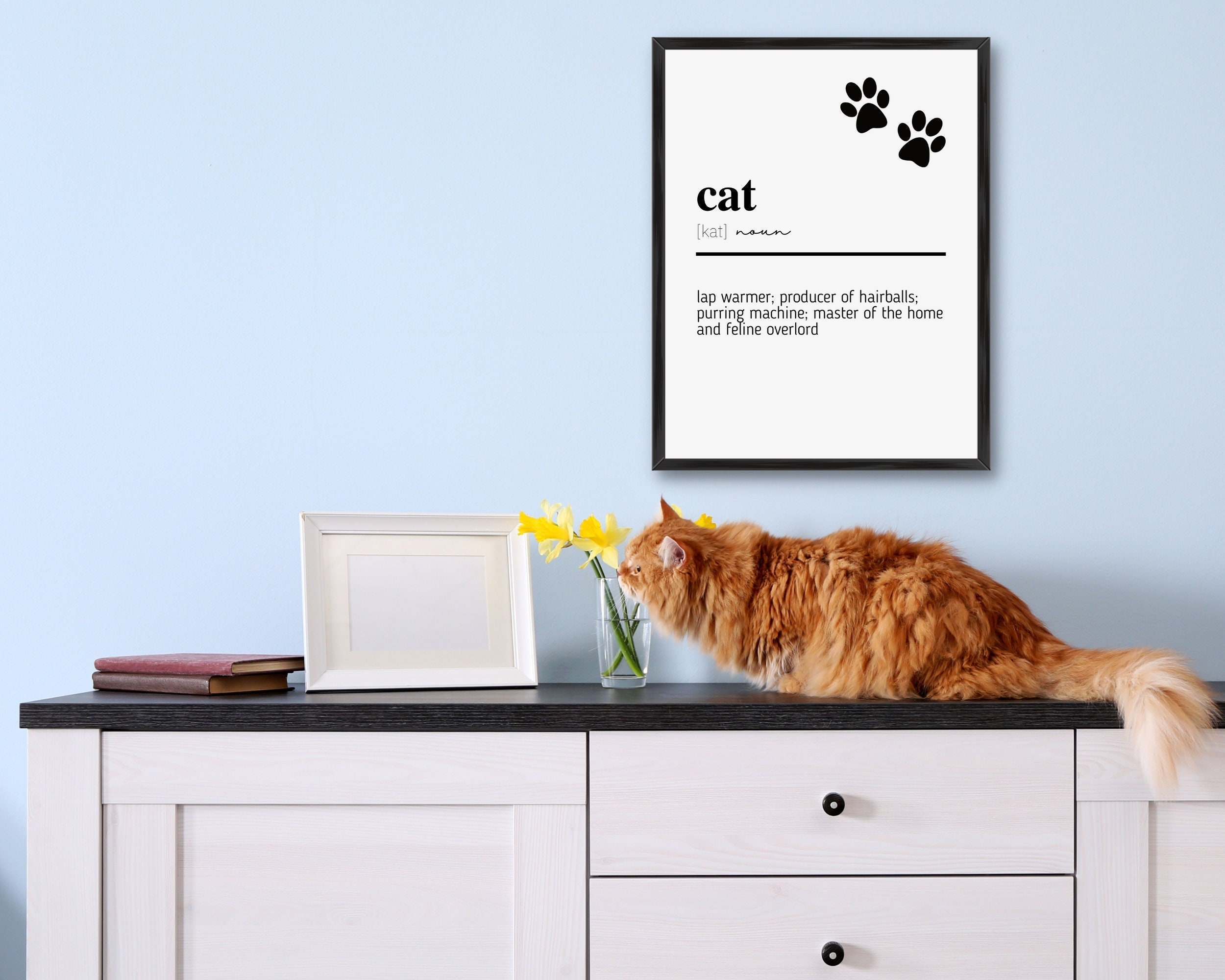 Cat Quote Cat Meaning Cat Definition Cat Love Cat Love - Etsy
