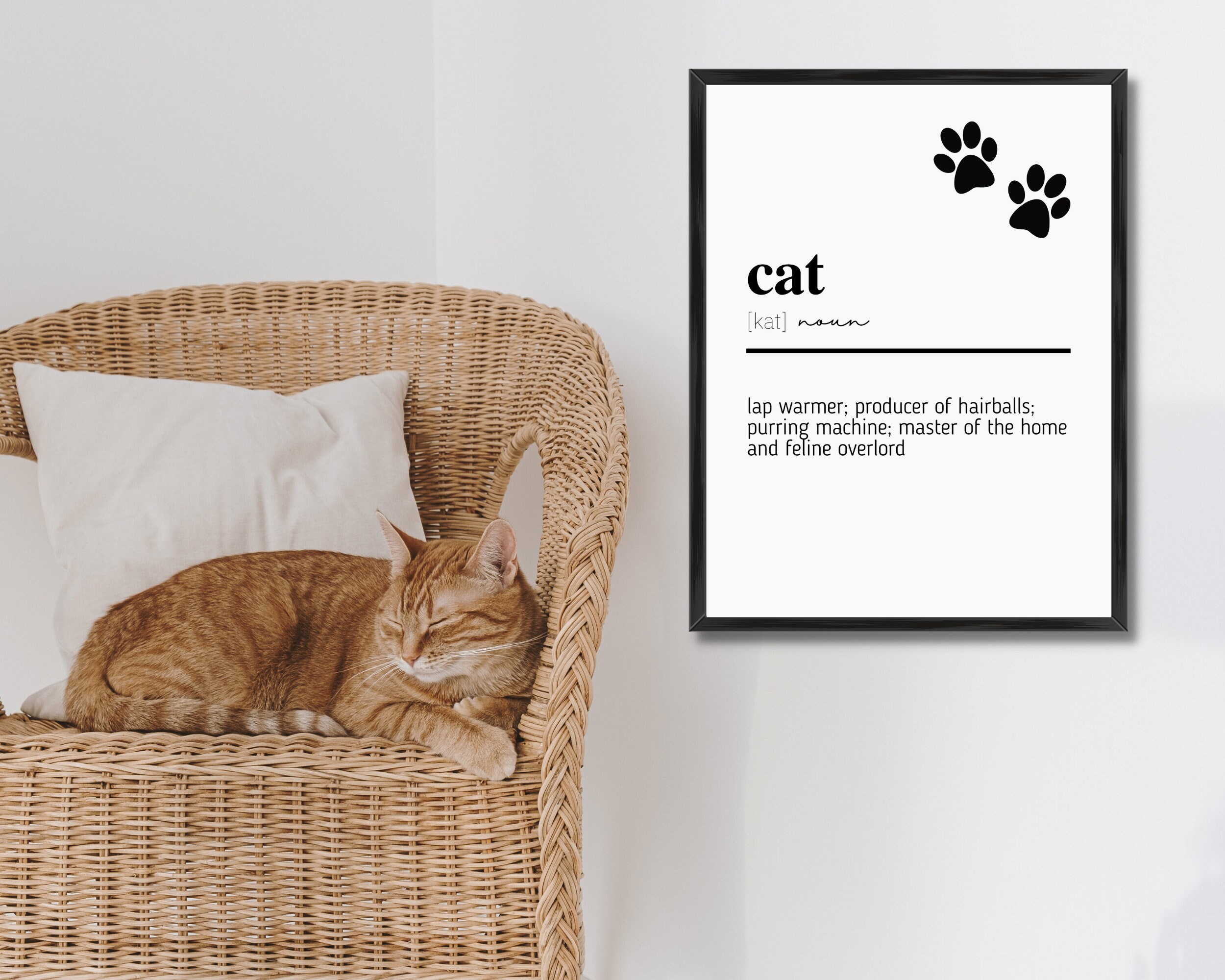Cat Quote Cat Meaning Cat Definition Cat Love Cat Love - Etsy