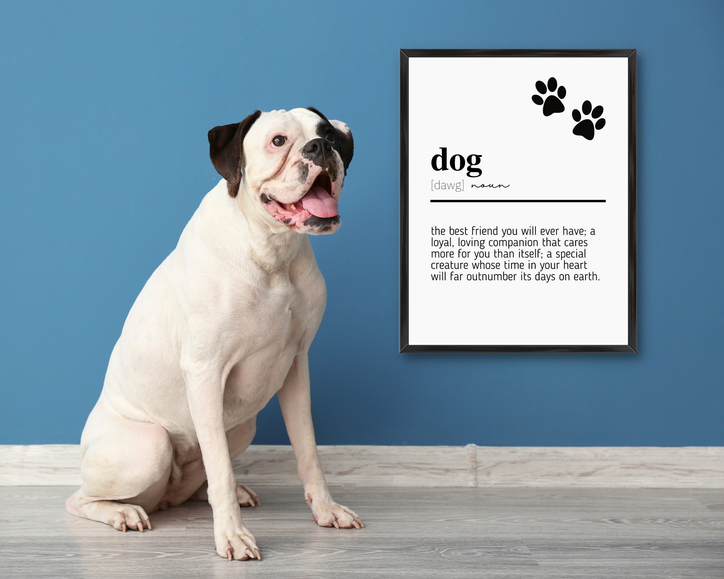 Dog Quote Dog Meaning Dog Definition Dog Love Dog Love - Etsy