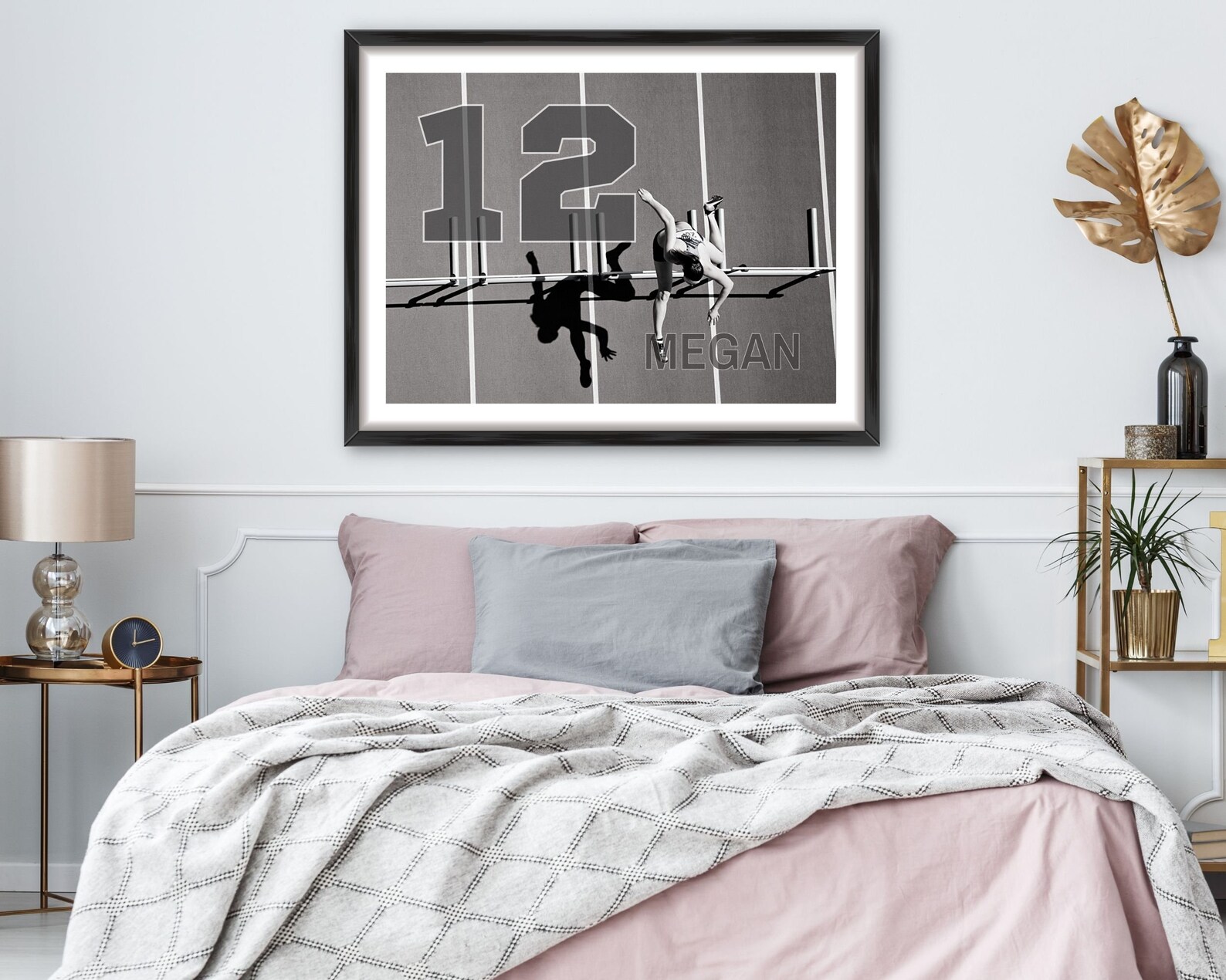 Customized Track Art | Sports Wall Decor With Name | Track and Field ...