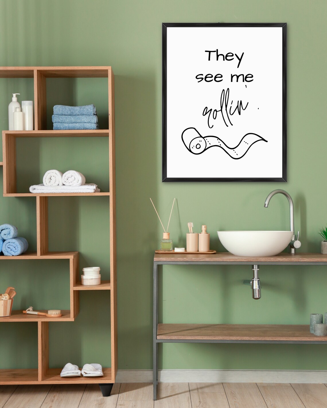 Funny Bathroom Sign | Funny Bathroom Wall Art | Funny Restroom Signs ...