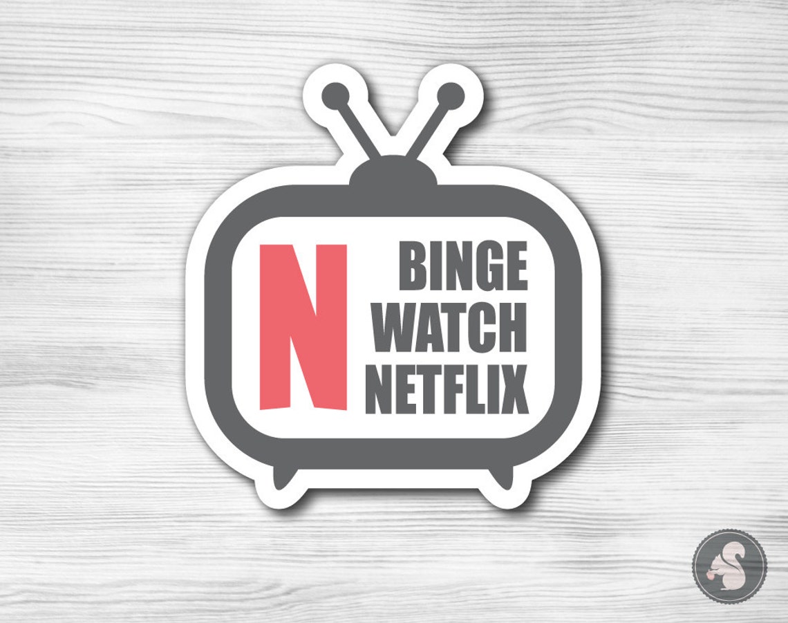 Binge Watch Netflix Planner Stickers by Sticker Squirrel | Etsy