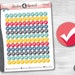 Check Mark Circle Planner Stickers Erin Condren Monthly - Etsy