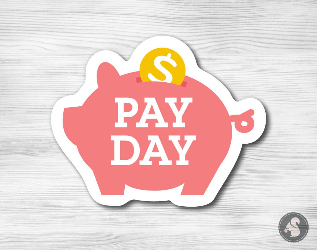 Payday Piggy Bank Planner Stickers by Sticker Squirrel - Planning ...