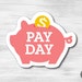 Payday Piggy Bank Planner Stickers by Sticker Squirrel - Etsy