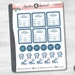Blood Pressure Monitor Planner Stickers Write on Health Tracker Bp ...
