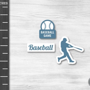 Baseball Game Reminder Stickers Planner Calendar Planning Organizer ...