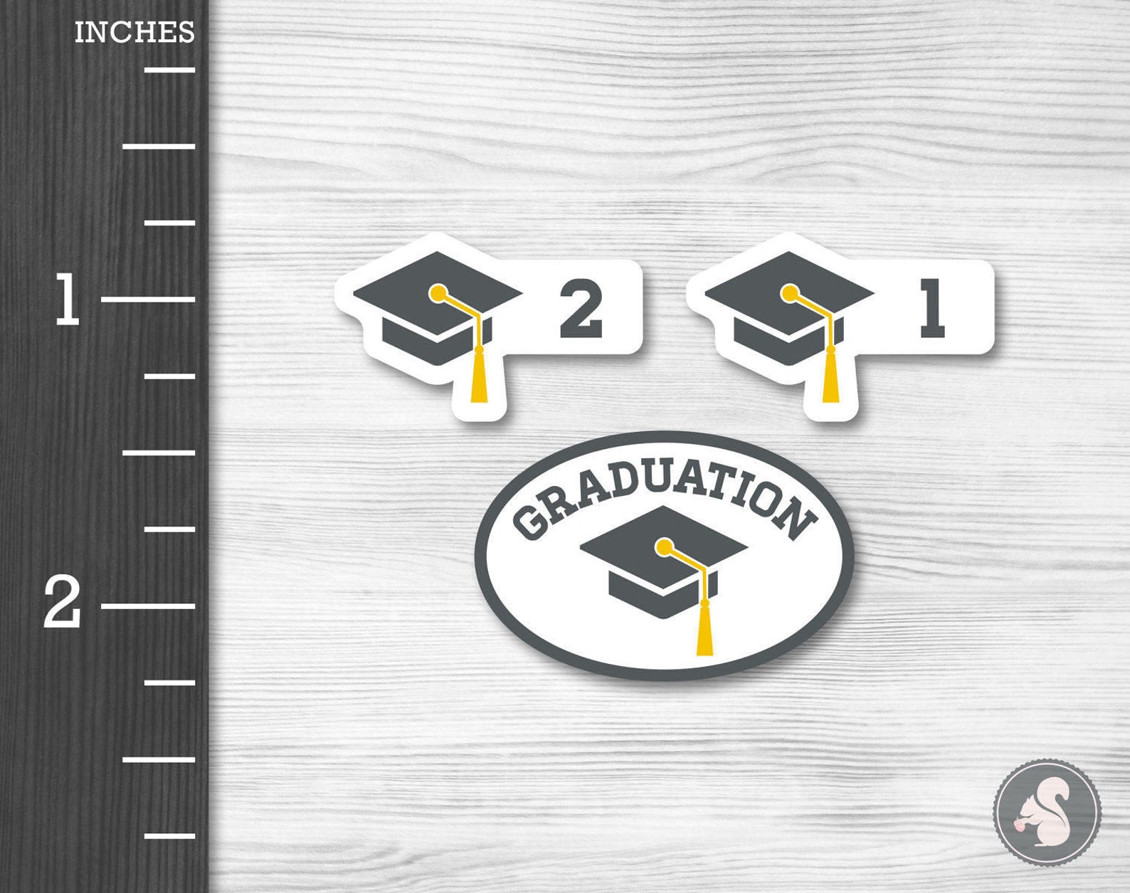 Graduation Countdown Planner Stickers Numbers Days Until - Etsy