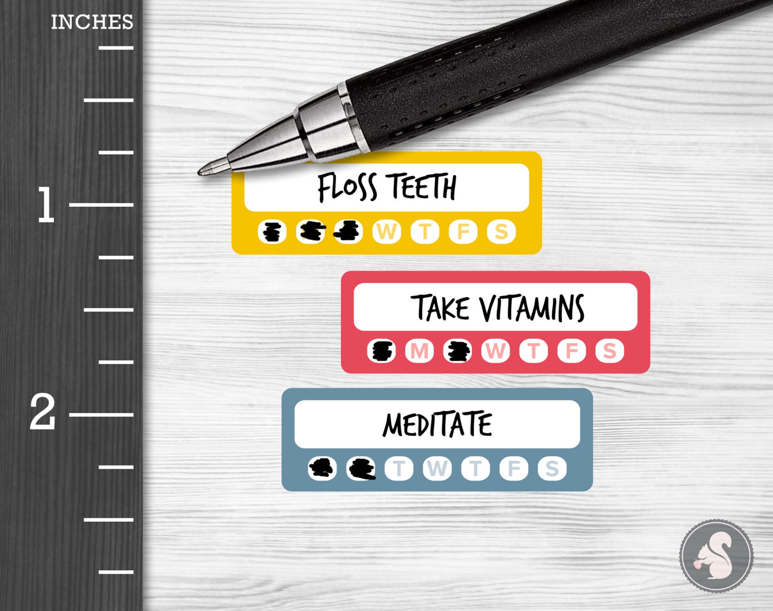 Habit Tracker Planner Stickers Habits Tracking Reminder | Etsy