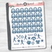 Baseball Game Reminder Stickers Planner Calendar Planning Organizer ...