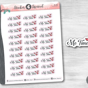Me Time Planner Stickers | Healthy Happy Calm Serene Timeout Alone ...