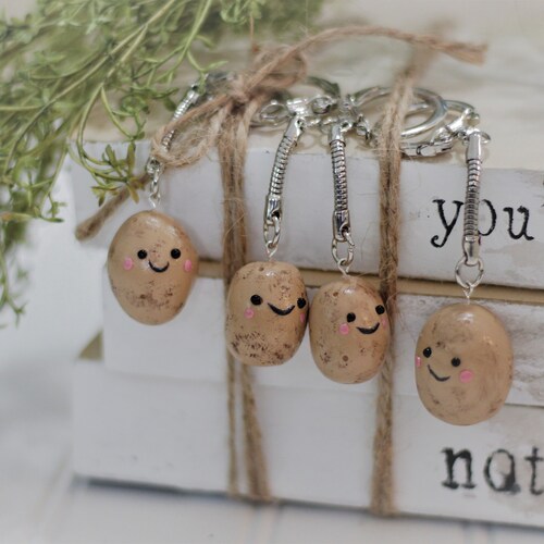 Potato Keychain Valentines Gift Kawaii Best Friend Gift - Etsy