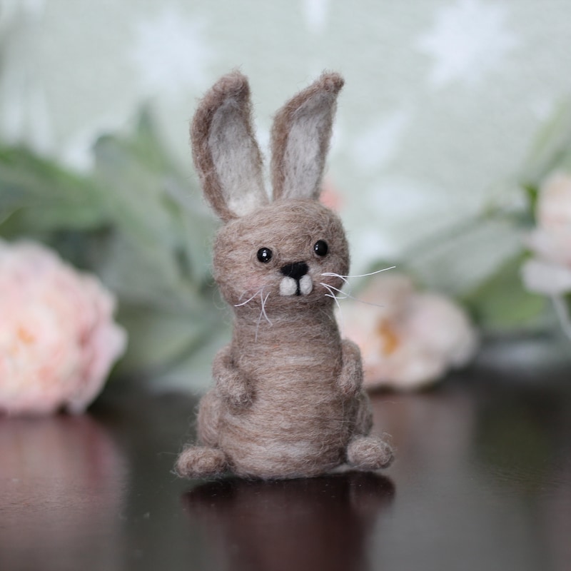 Needle Felted Rabbit - Etsy