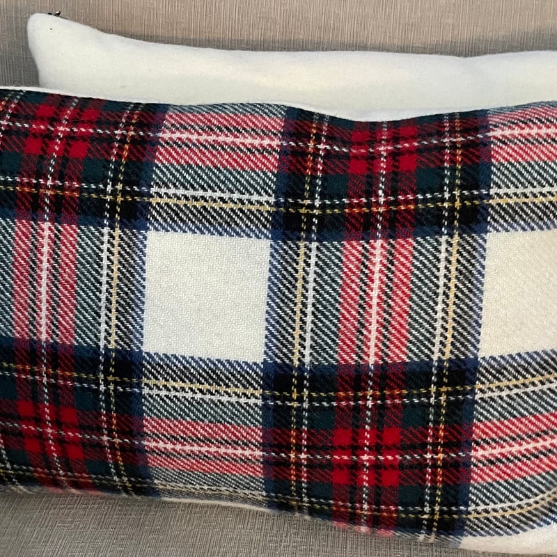 Christmas Plaid Pillow - Etsy