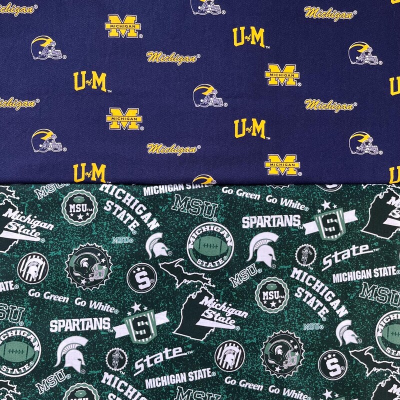 U of M Fabric - Etsy