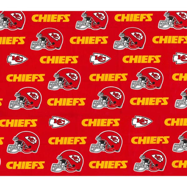 Kansas City Chiefs Fabric - Etsy