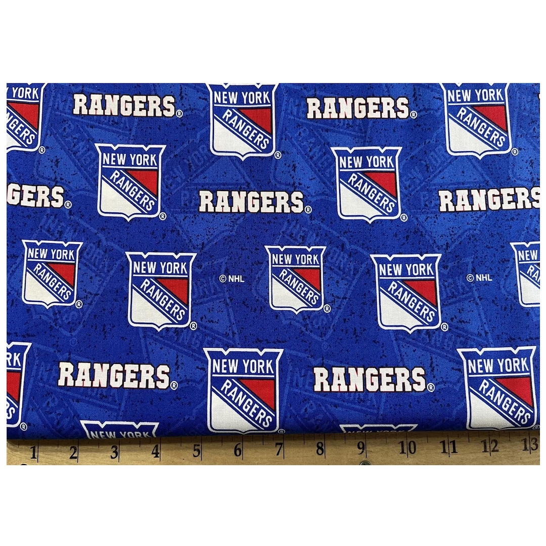 New York Rangers Fabric -- SHIPS in 1-2 Business Days -- NHL Cotton ...
