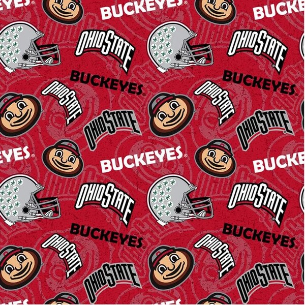 Ohio State Fabric - Etsy